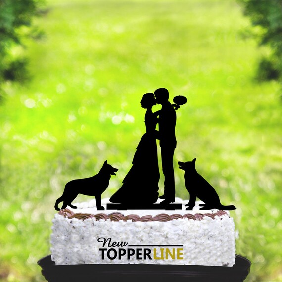 Wedding cake toppers with dogsWedding cake topperMr and Mrs | Etsy