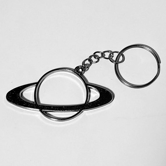 Saturn Keychain Silver or Bronze - Etsy UK
