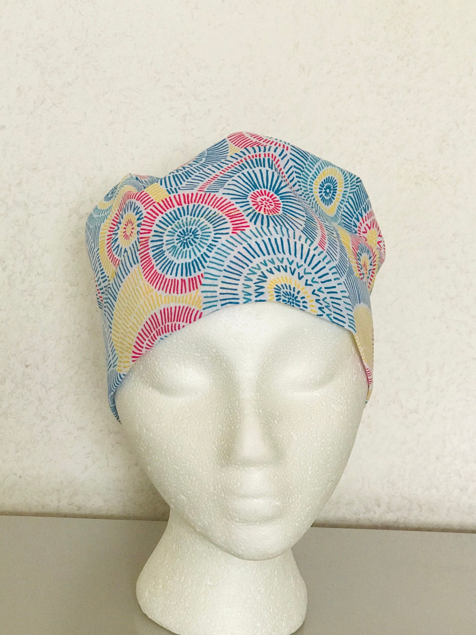 GEOMETRIC CIRCLES Woman surgical cap for doctor scrub hat | Etsy