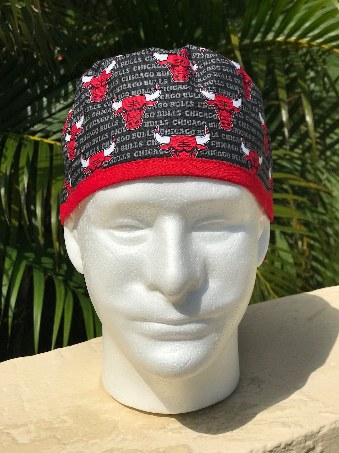 CHICAGO Bulls-doctor Surgical Cap W/sweat Band,nurse Scrub Cap,cna,vet ...