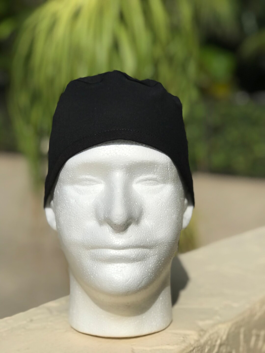 BLACK Cap-surgical Cap for Doctor W/sweat Band,ortho Surgeon,vet Scrub ...