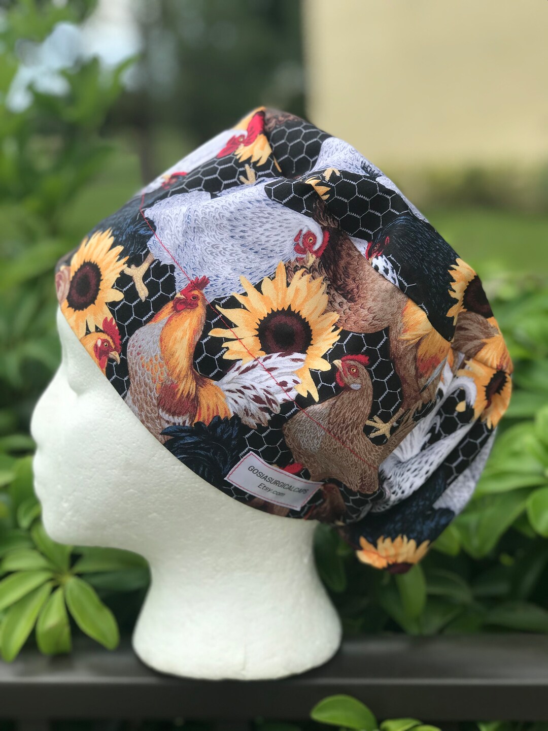 HENS and ROOSTERS Female Doctor Surgical Cap W/ Name - Etsy