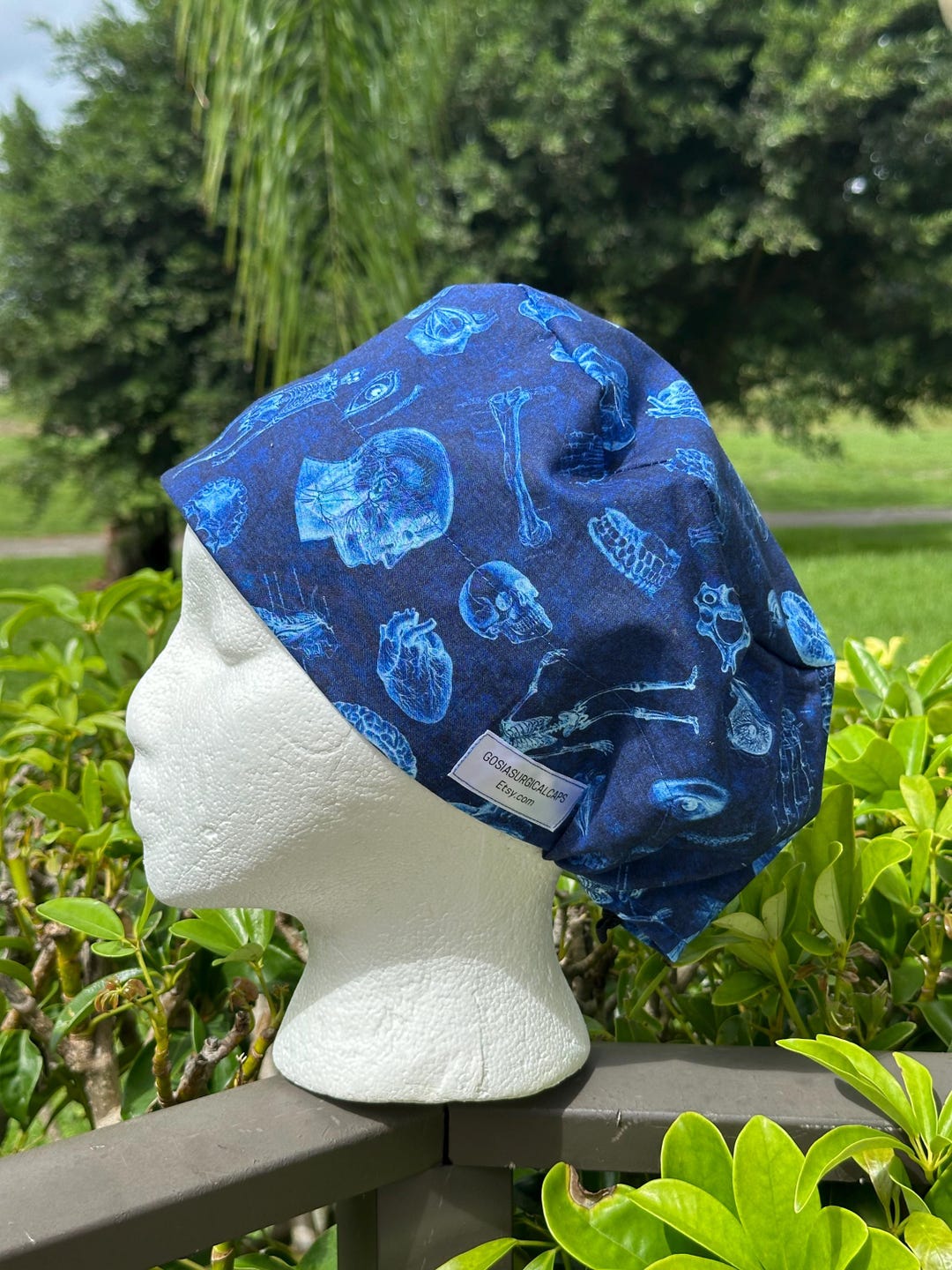 BONES: Woman Scrub Hat /plastic Surgeon Cap/er Doctor/nurse/cna/vet ...