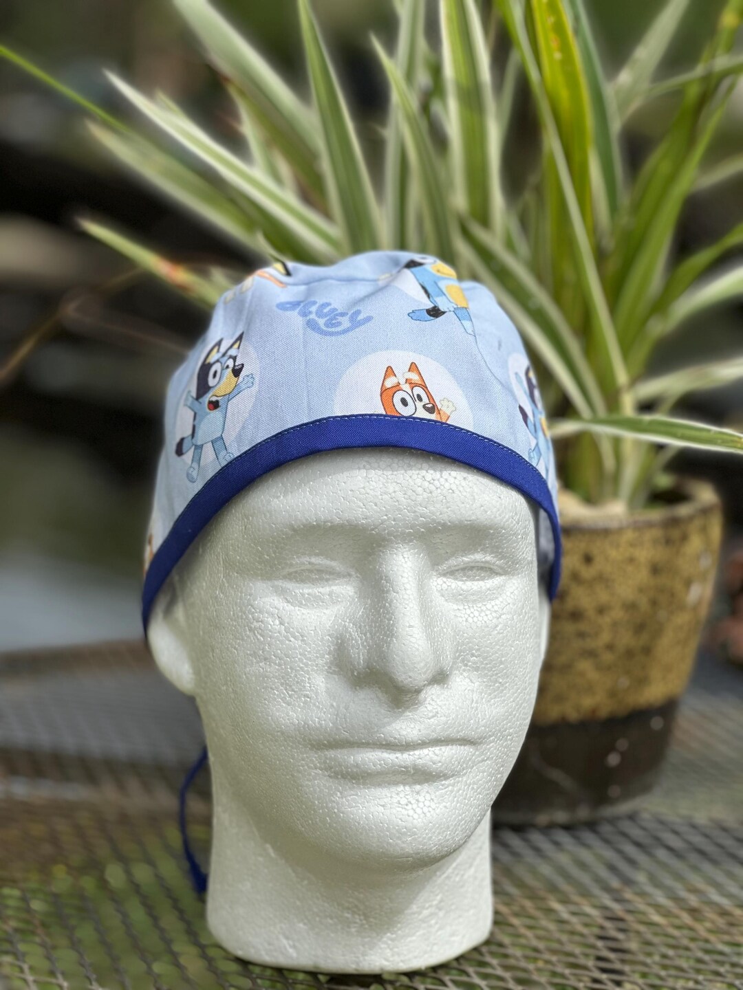 BLUEY CHARACTERS - Doctor Surgical Cap/optional Sweat Band & Buttons ...