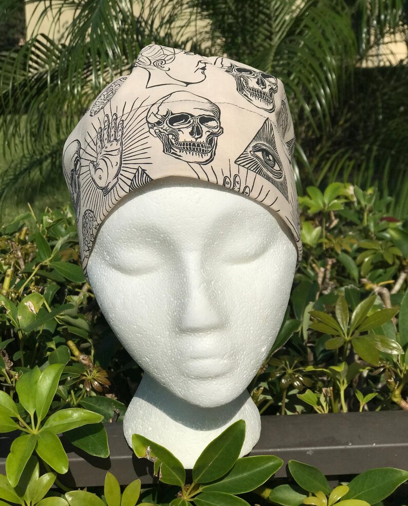 HEAD Anatomy-woman Surgical Cap for Doctor,surgeon Scrub Hat,nurse,vet ...