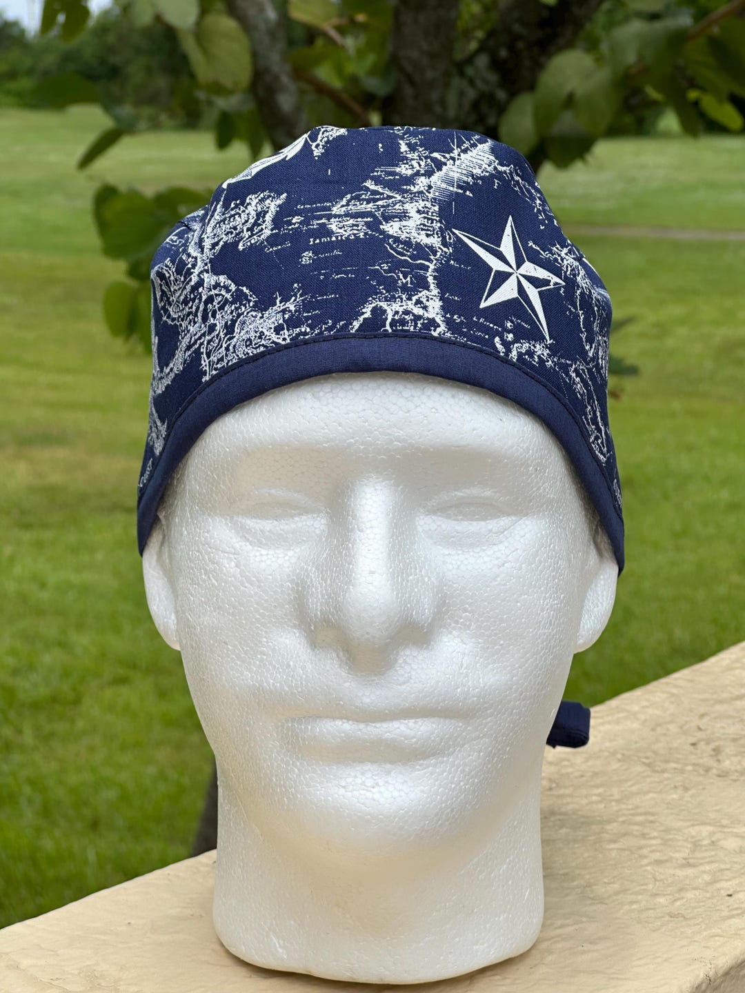 WORLD Map-male Scrub Cap W/ Sweat Band,name Tag,plastic Surgeon,vet ...