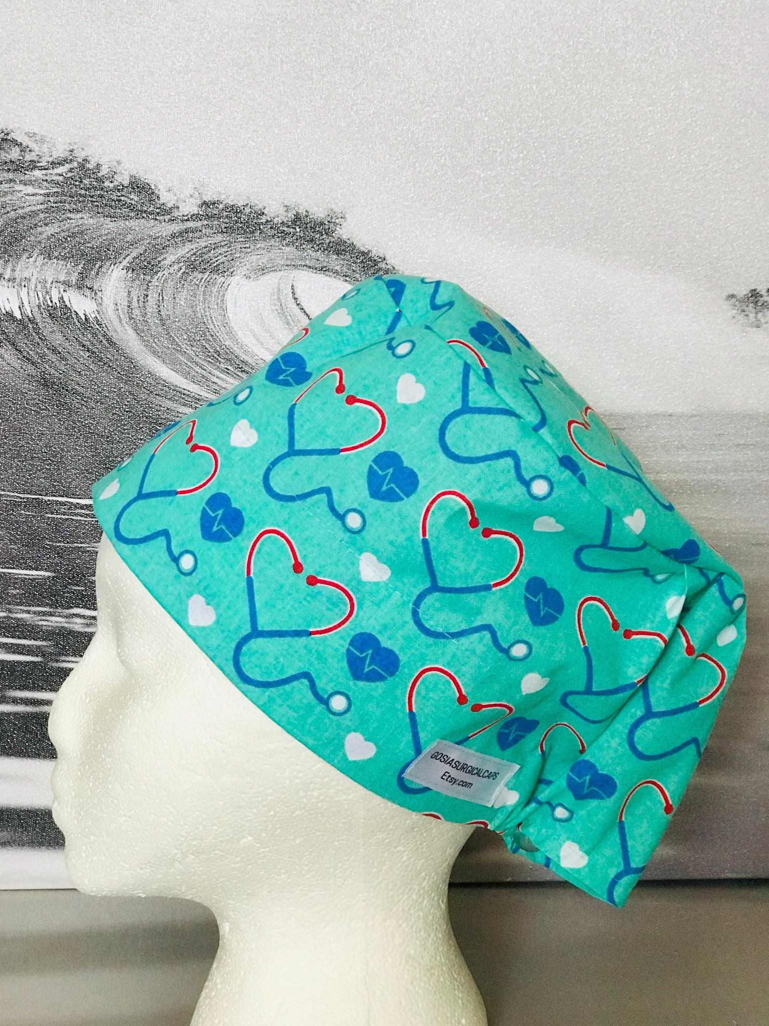 Stethoscopes-woman Surgical Cap for Doctorscrub Hat for | Etsy