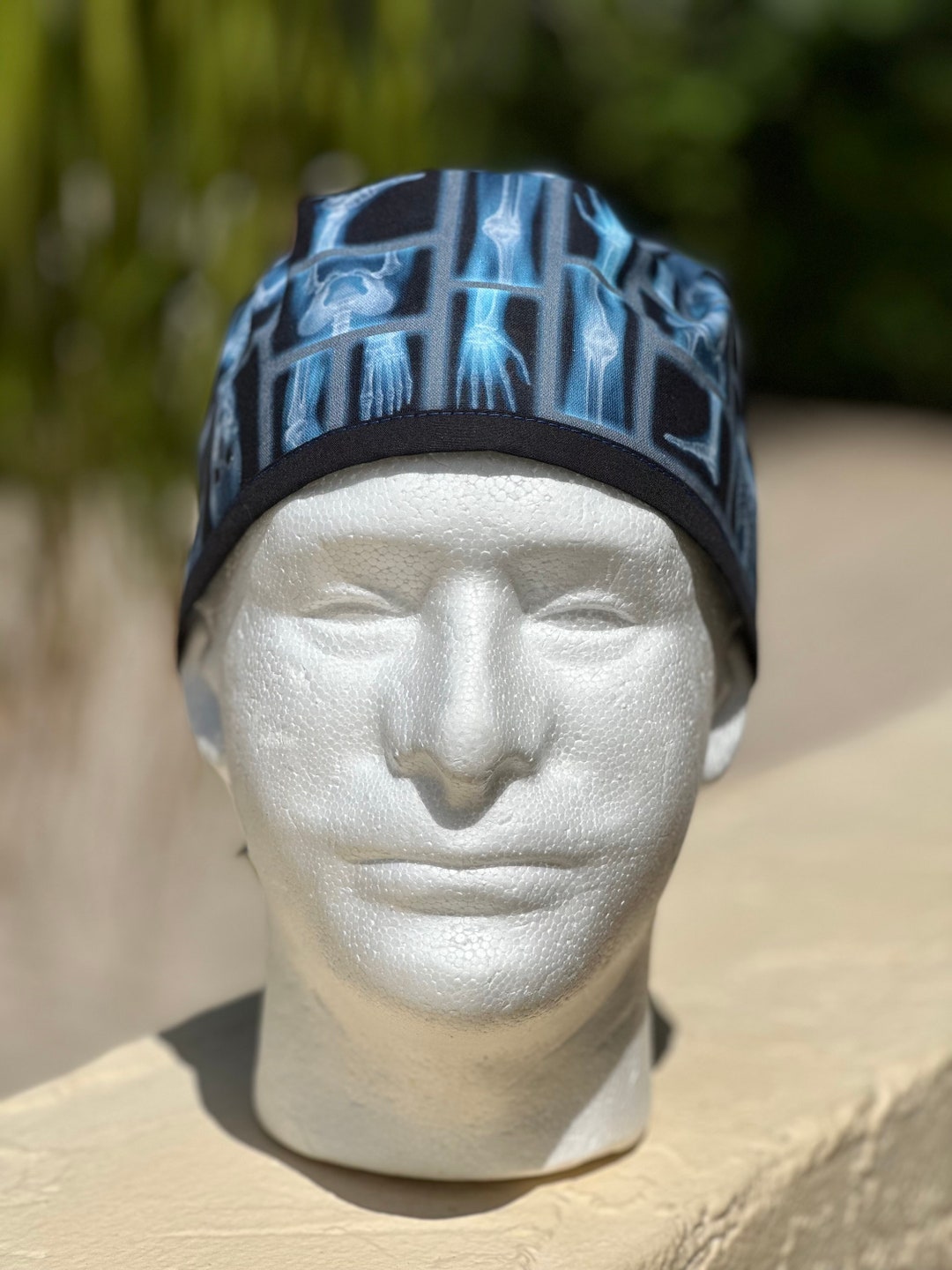 X-RAY Skeletons-male Doctor Surgical Cap W/free Buttons,sweat Band ...