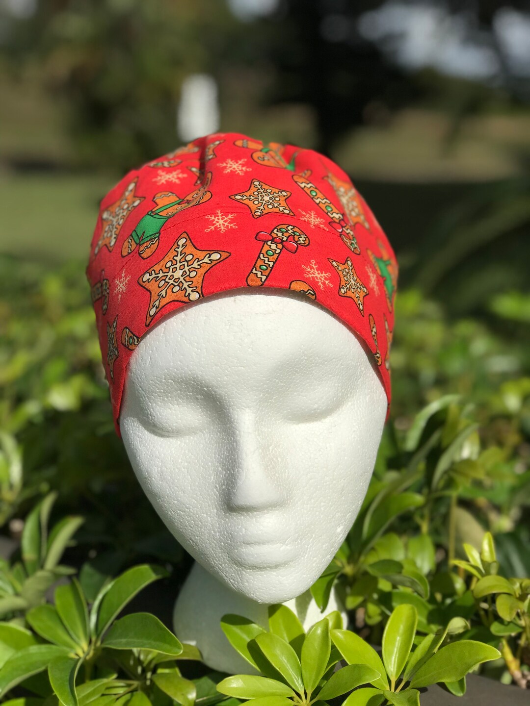 GINGERBREAD Man-woman Surgical Cap for Doctor W/ Free Buttons,scrub Hat ...