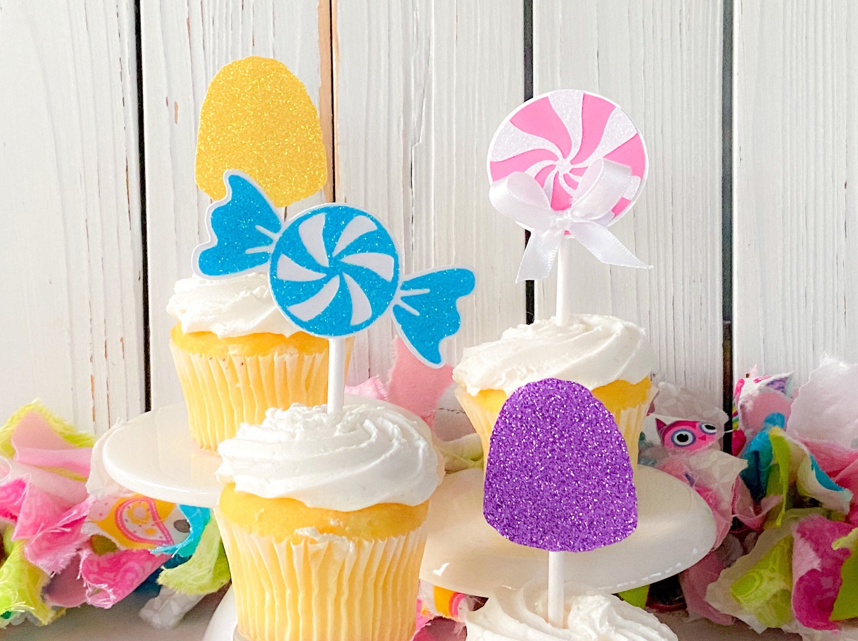 Candy Themed Cupcake Ideas