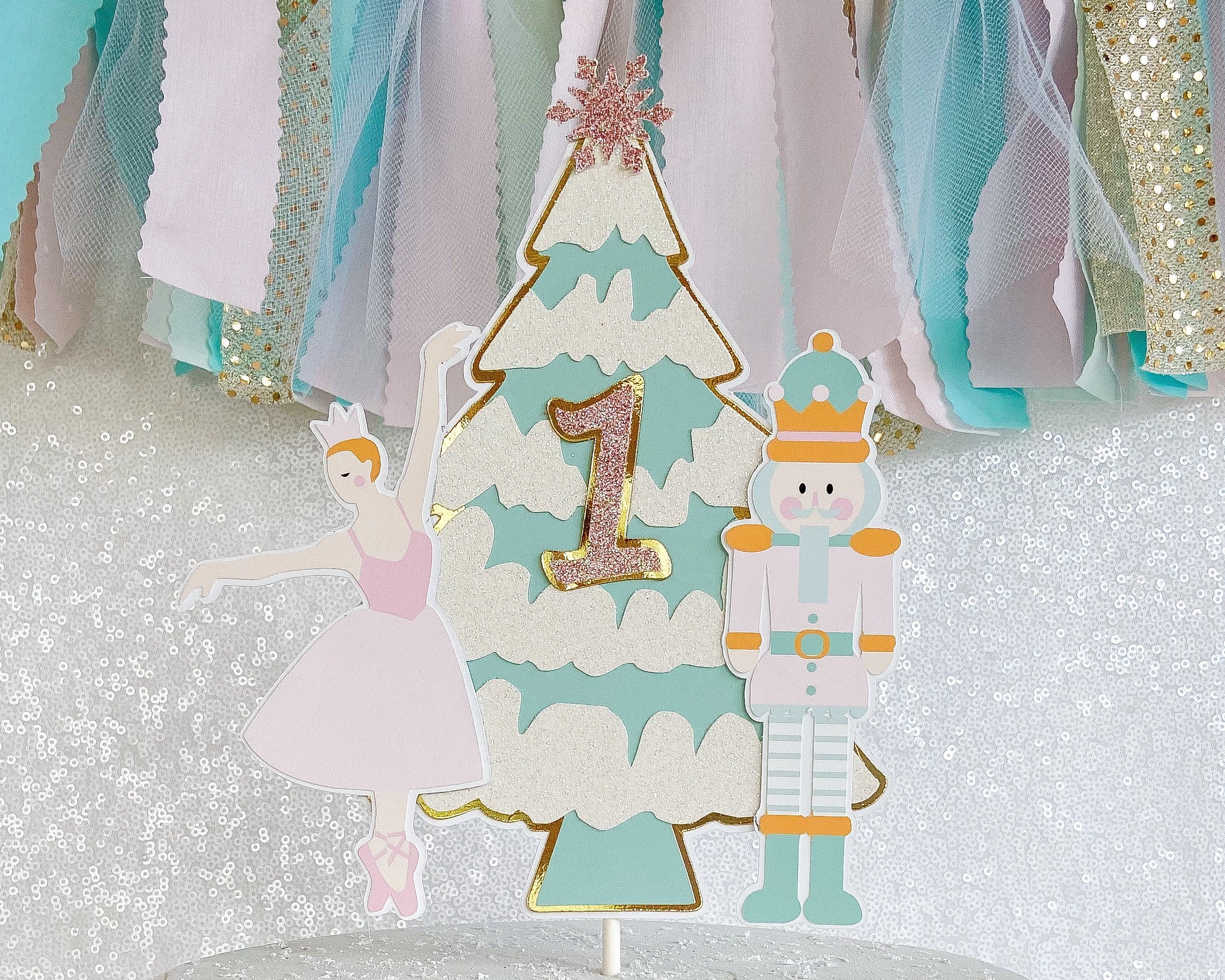 Nutcracker Ballet Cake Topper Sugar Plum Fairy Cake Topper | Etsy