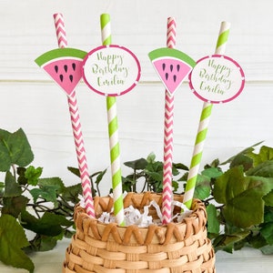 Watermelon First Birthday Decorations Watermelon Party - Etsy