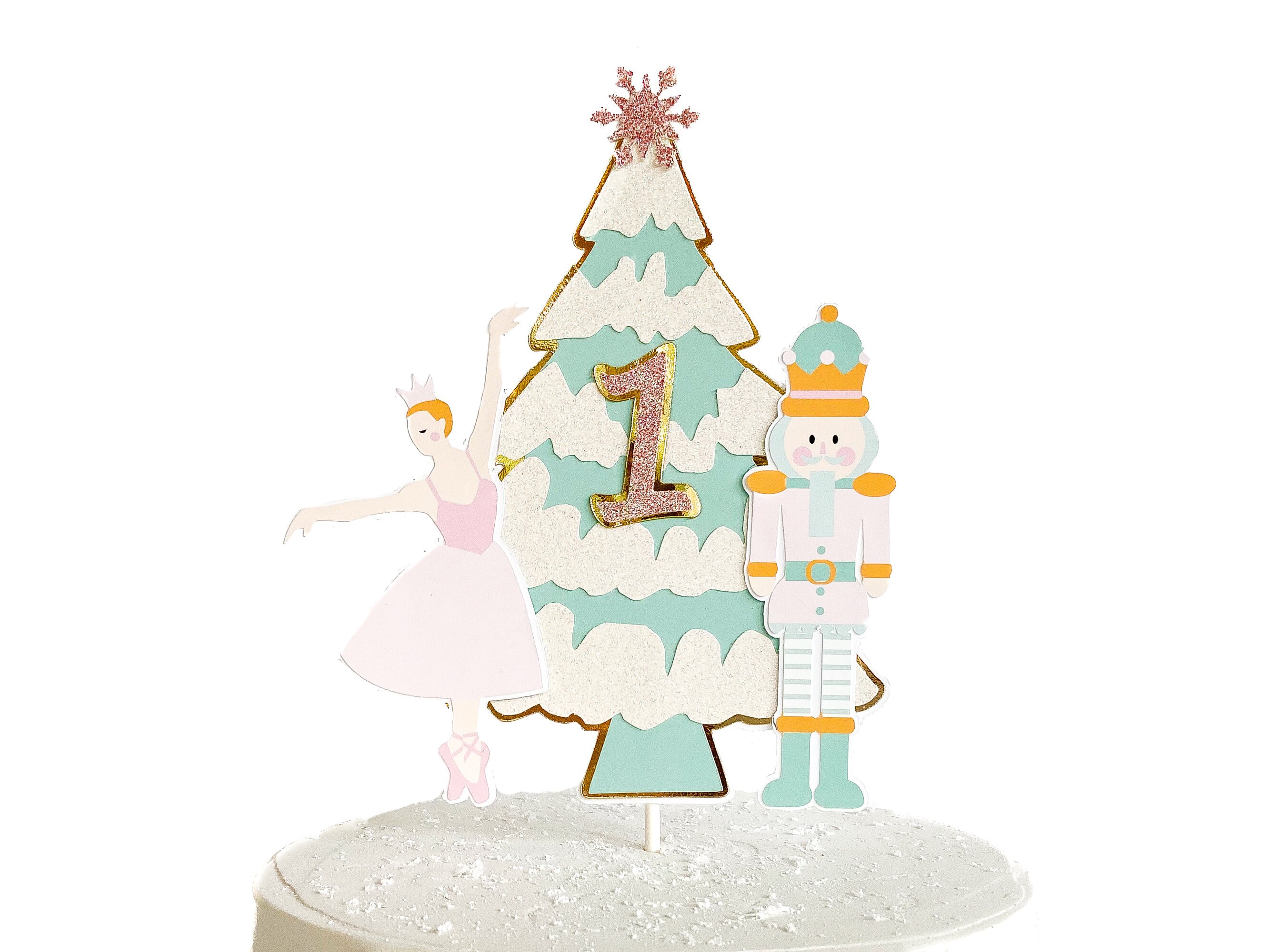 Nutcracker Ballet Cake Topper Sugar Plum Fairy Cake Topper - Etsy