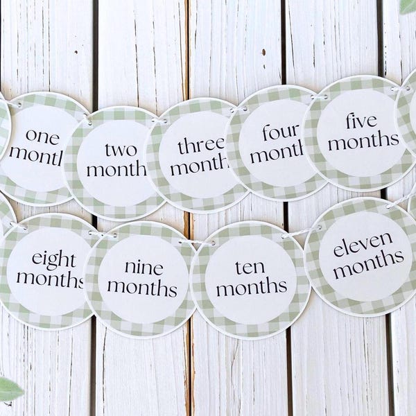 Monthly Photo Banner - Etsy