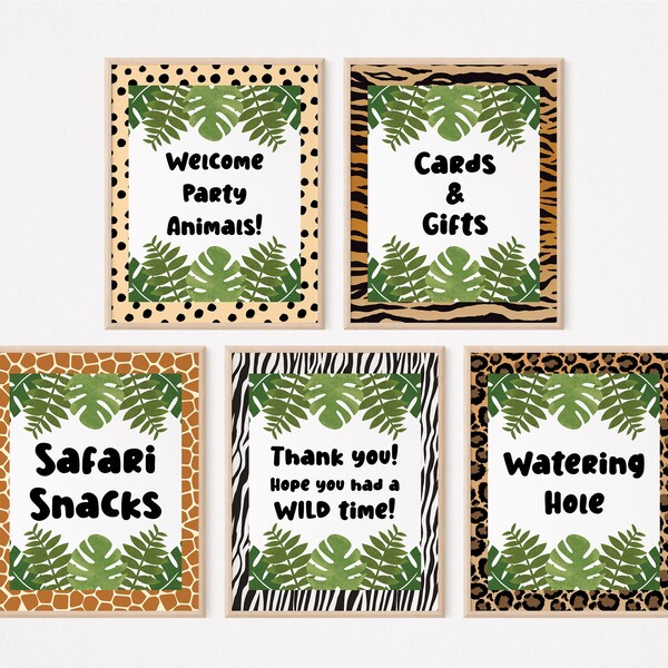 Wild One Printables - Etsy
