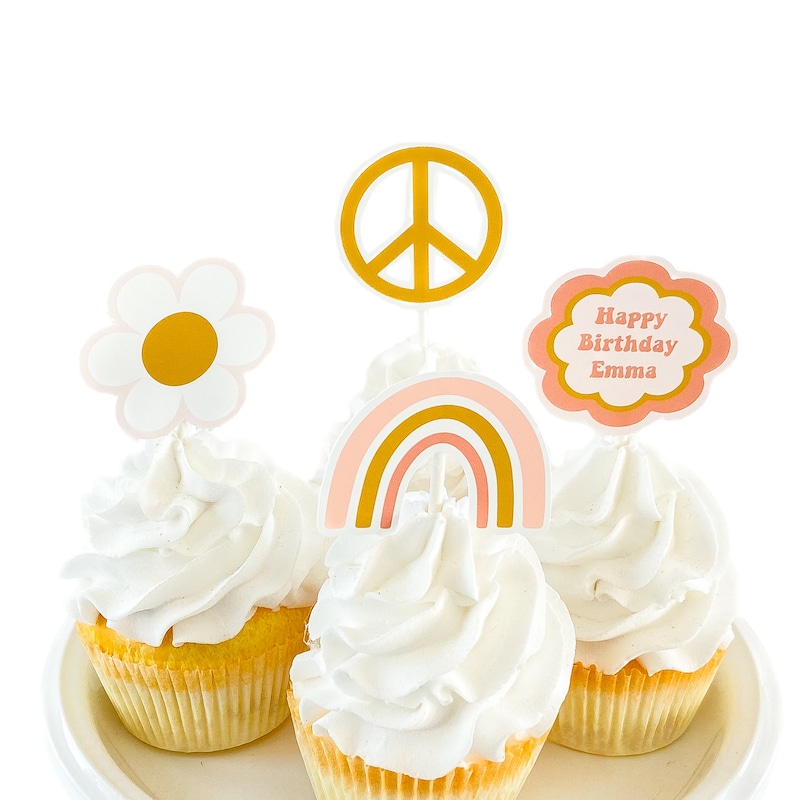 Groovy Cupcakes - Etsy