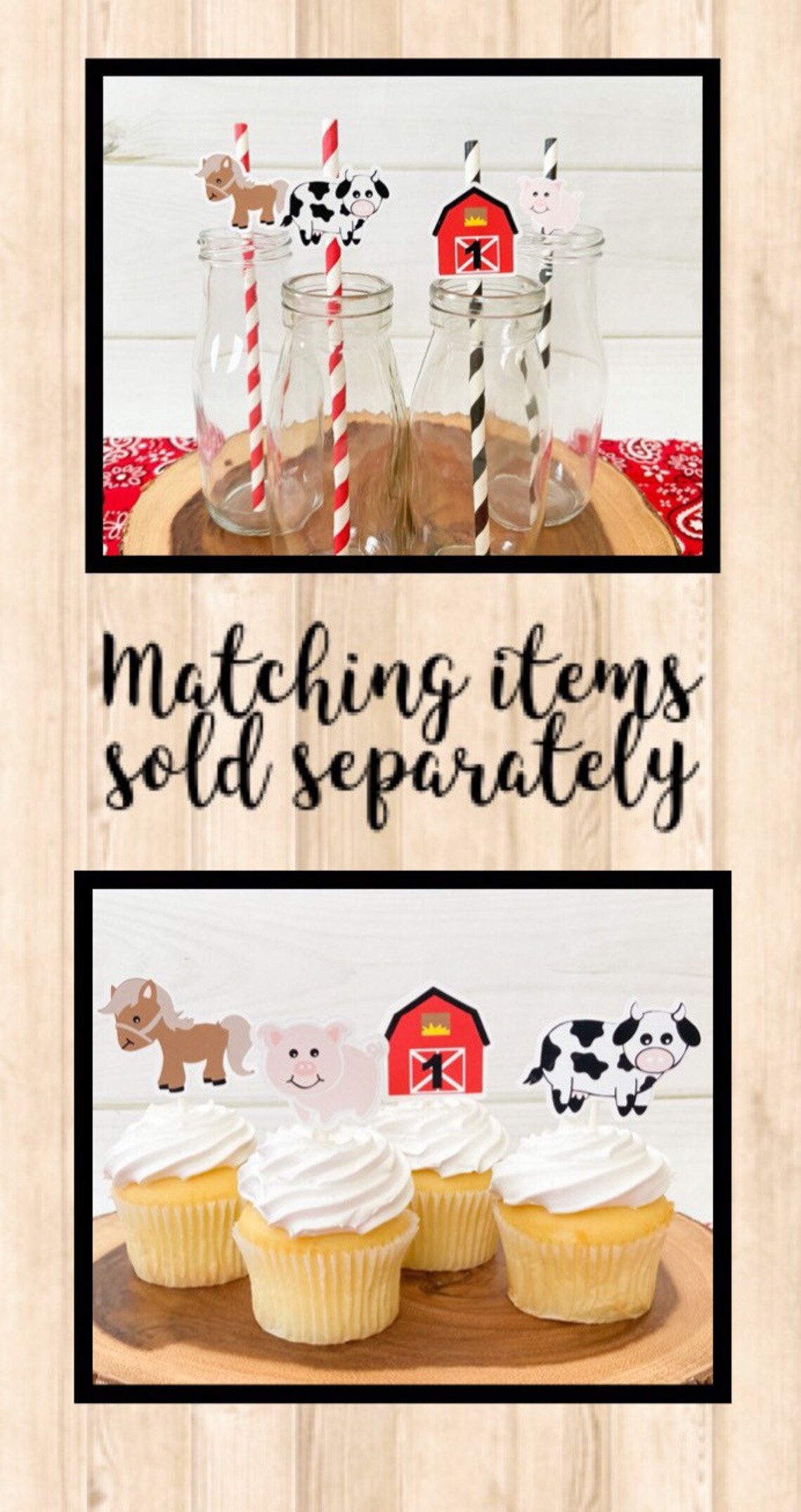 Farm Animal First Birthday Banner Barnyard 1st Birthday | Etsy