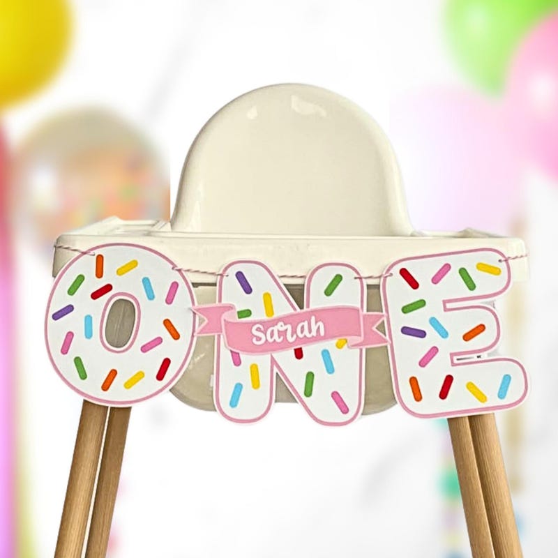 Sprinkles High Chair Banner - Etsy