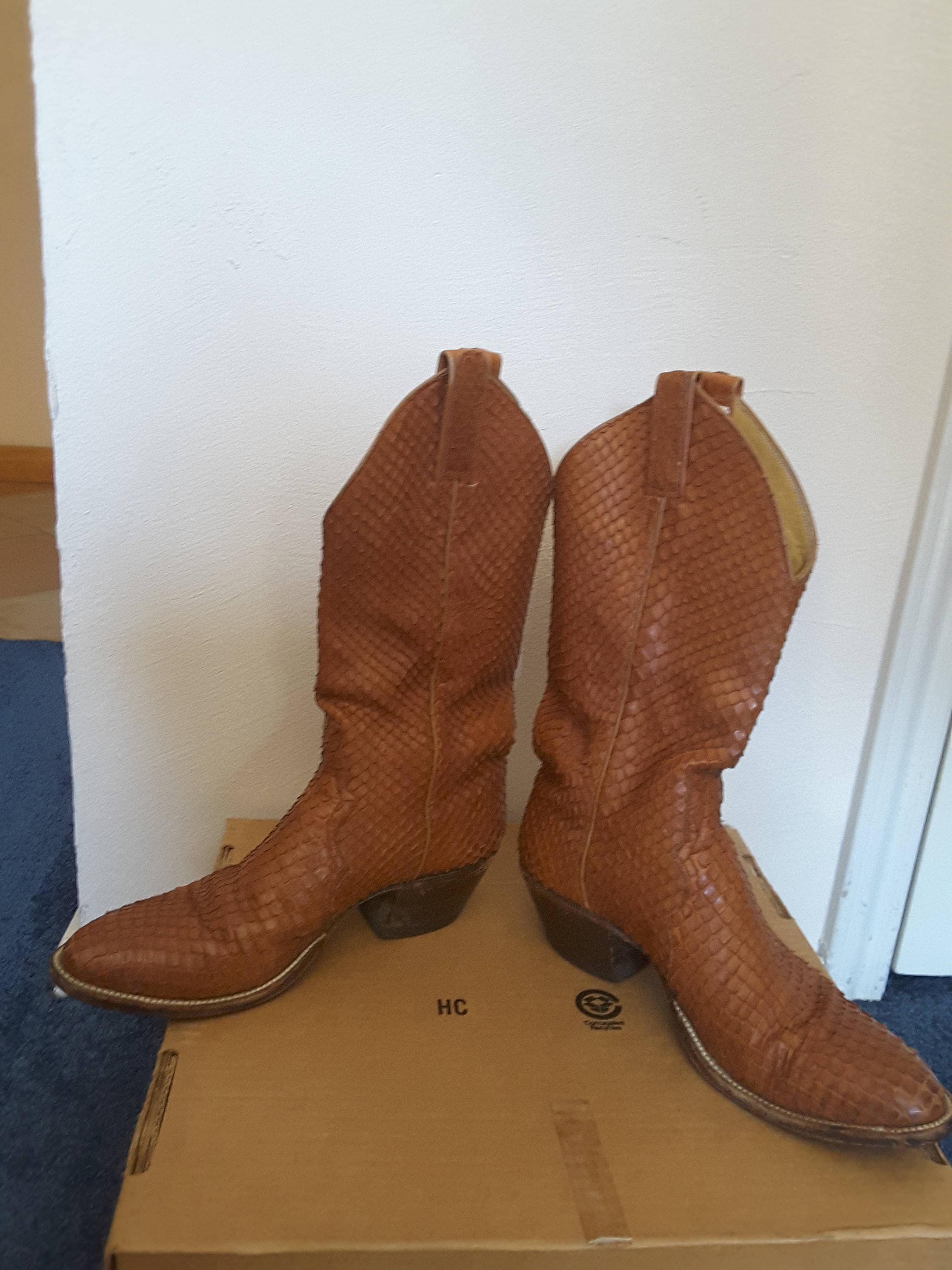 Anaconda Snake Boots - Etsy