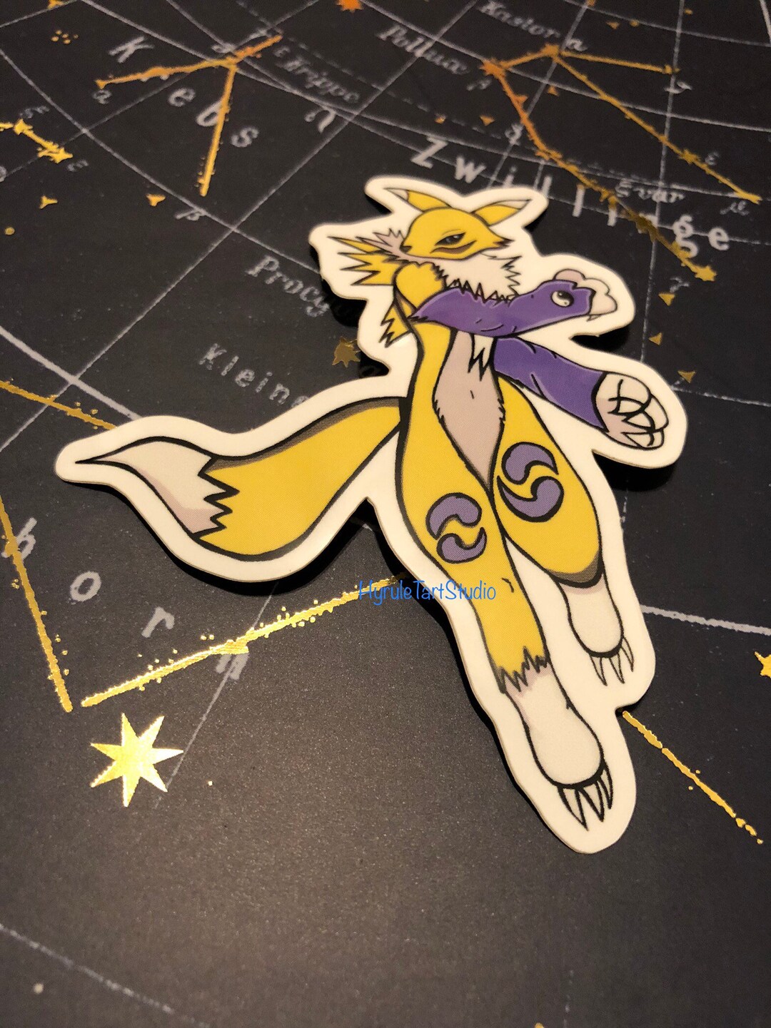 Digital Monster Renamon Action Pose Sticker Matte or Glitter - Etsy