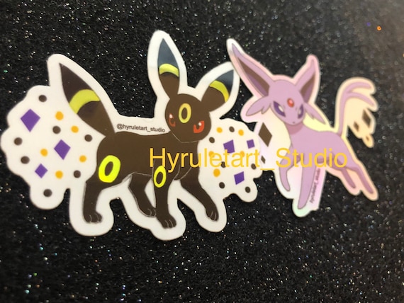 Umbreon & Espeon Stickers - Etsy