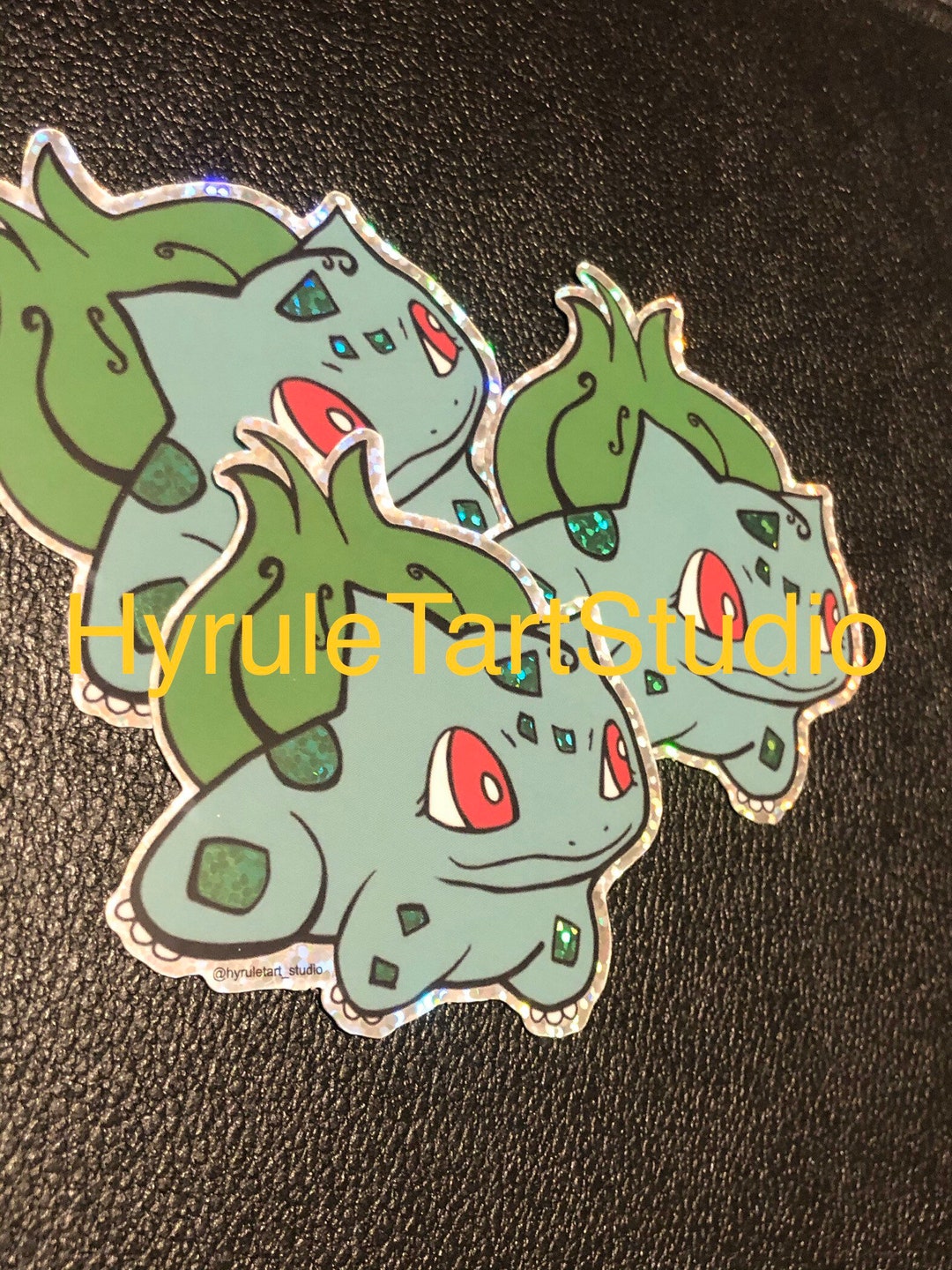 Pocket Monster Bulbasaur Glitter Stickers - Etsy