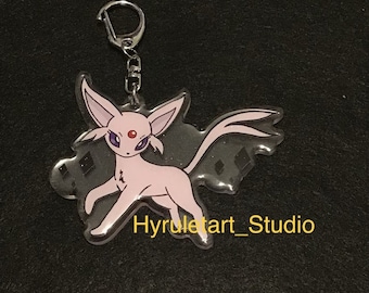 Espeon Keychain - Etsy