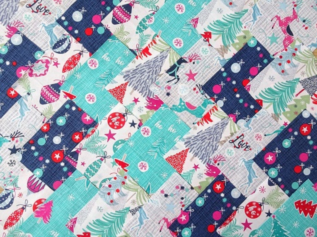 Bunte Weihnachten Charm Pack 30 Stück 5 Zoll Quadrate 100% Baumwolle Patchwork Stoff - Etsy.de