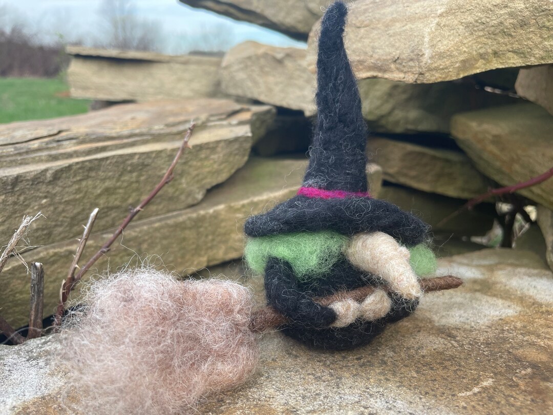 Needle Felted Witch, Felt Witch, Wise Woman, Witchy Figuine - Etsy