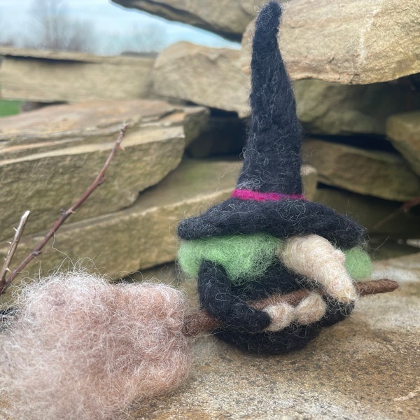 Needle Felted Witch - Etsy