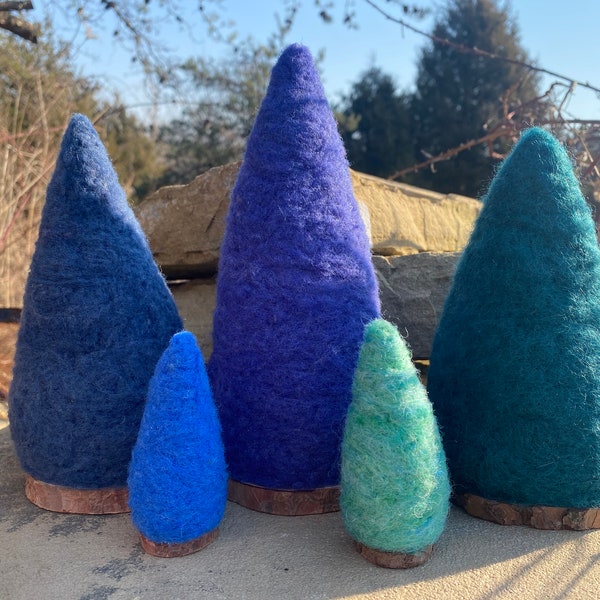 Needle Felted Tree - Etsy