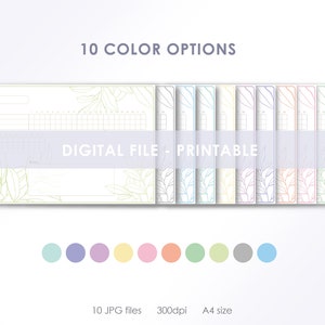 Tasks - 10 Color Options - Checklist - to Do List - Digital File ...