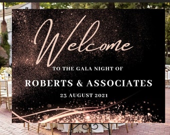 Welcome Gala Sign - Etsy
