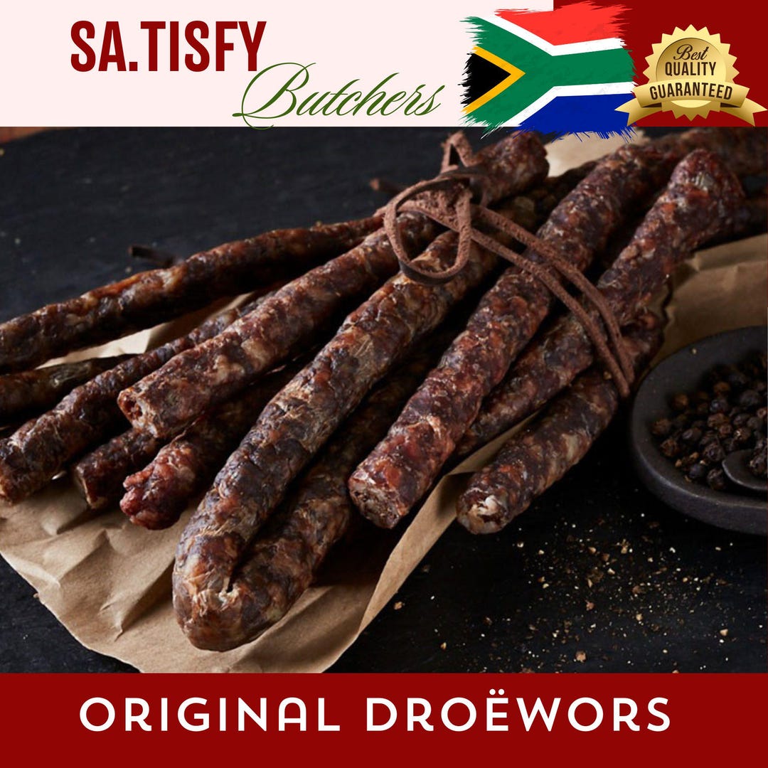 Lean Droëwors 200g Bag South African Carnivore Treat Healthy Protein ...