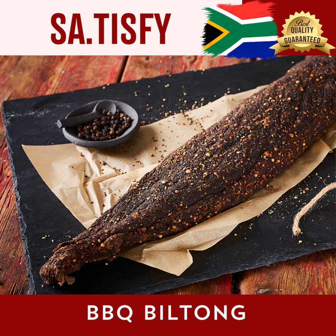 Lean BBQ Beef Biltong 1kg South African Carnivore Chips Healthy Protein ...