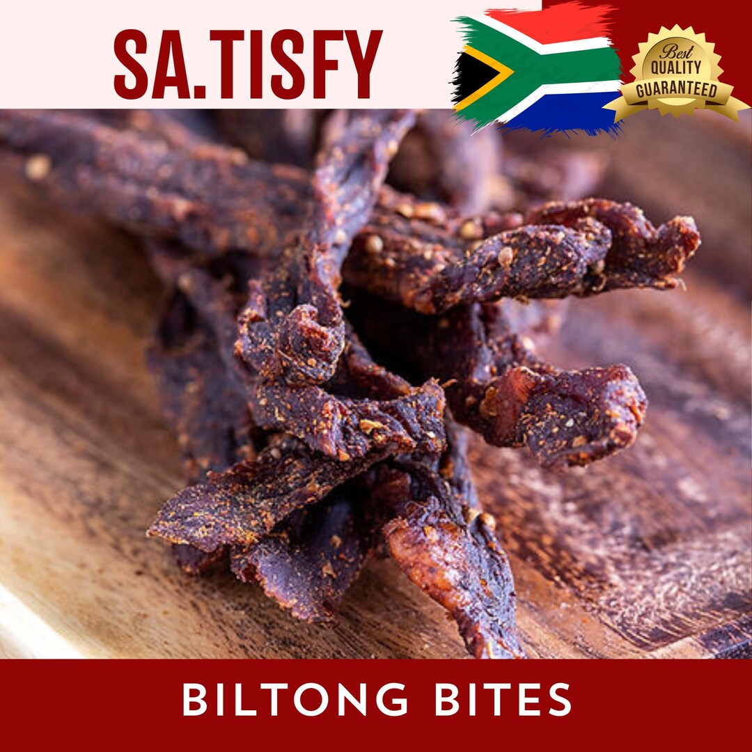 Beef Biltong Bites 500g South African Carnivore Chips Healthy Protein ...