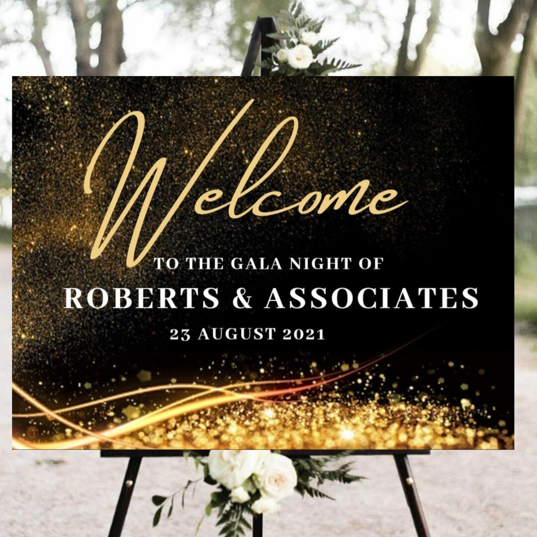 Printable Welcome Sign, Business Custom Easel Sign Editable Template ...