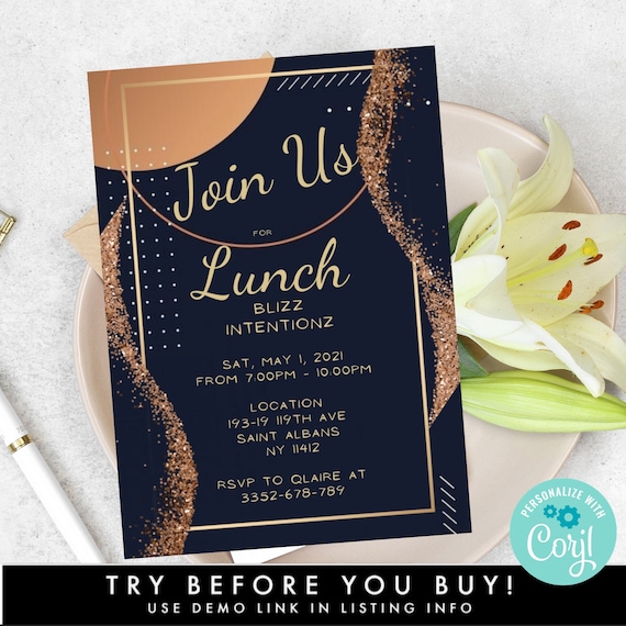 Professional Party Invitation Template
