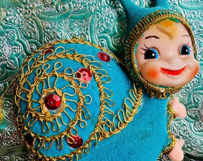 Super Rare Anthropomorphic Snail Ornament - Etsy