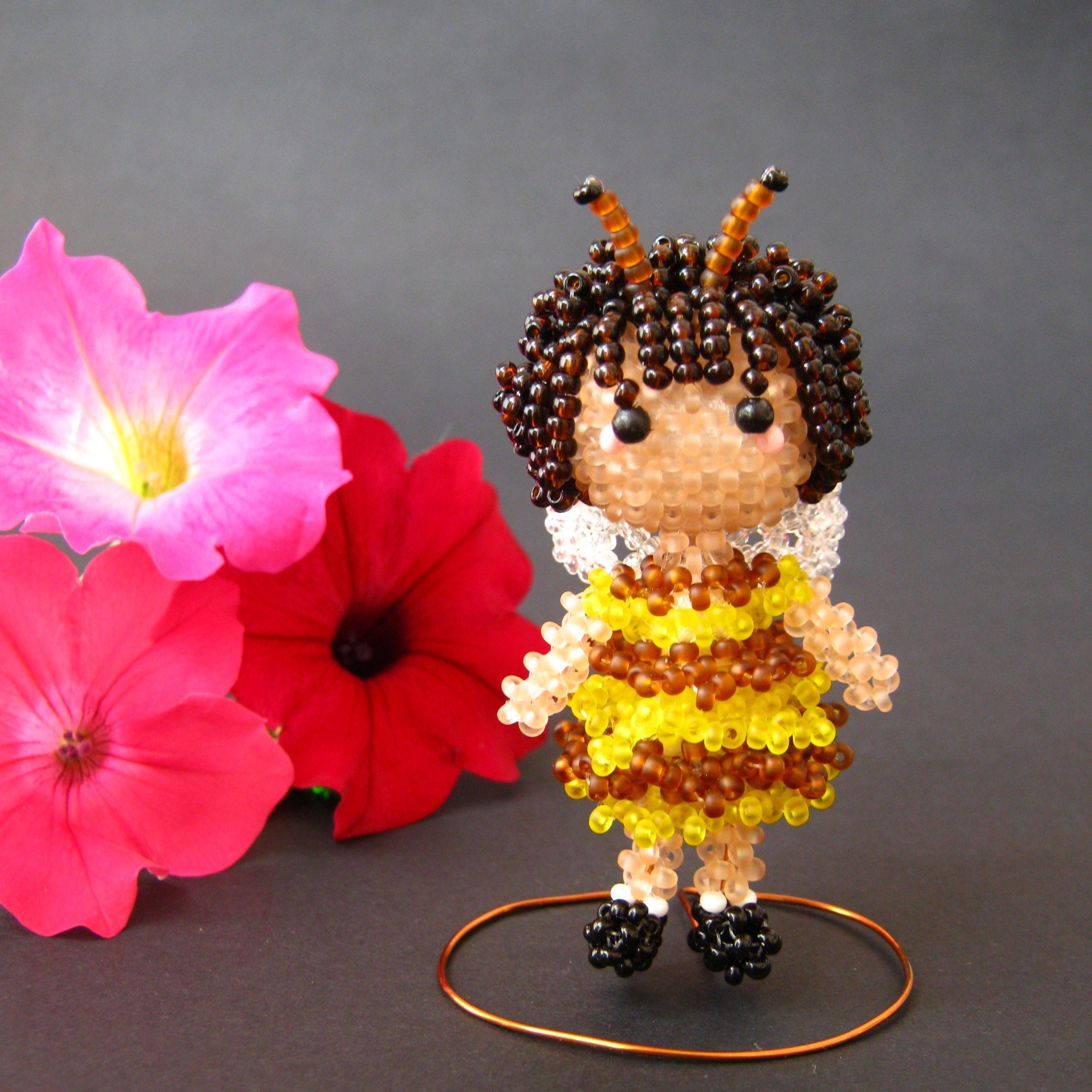 Bee Doll Beaded Toys. Beading Tutorial PDF Pattern - Etsy