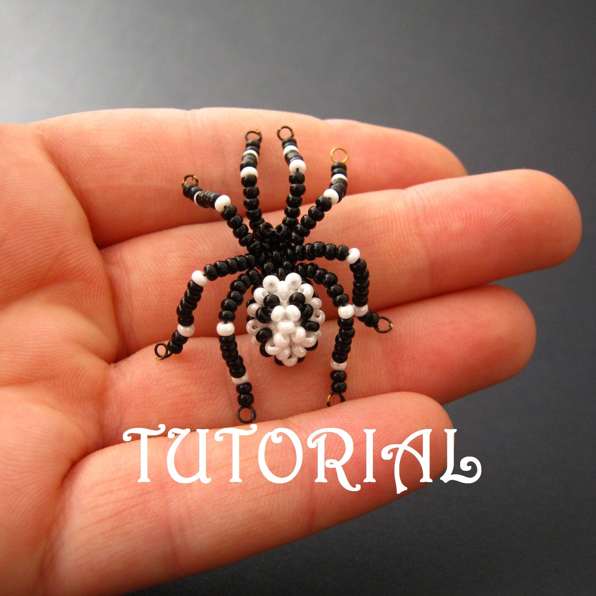 Realistic Spider Bead Weaving Tutorial How To Make Small
