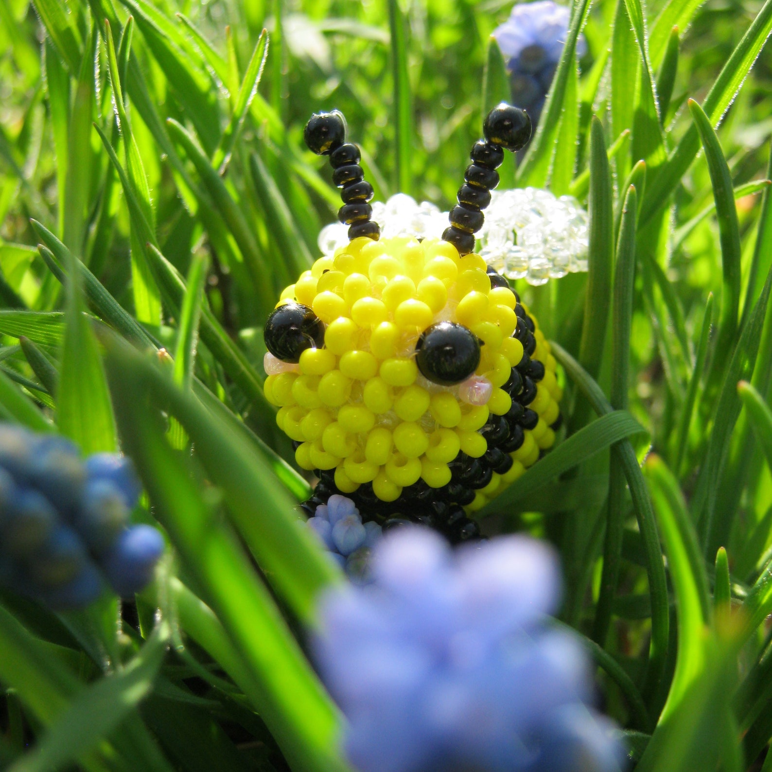 Beaded Bee Queen Honey. Beading Tutorial PDF - Etsy