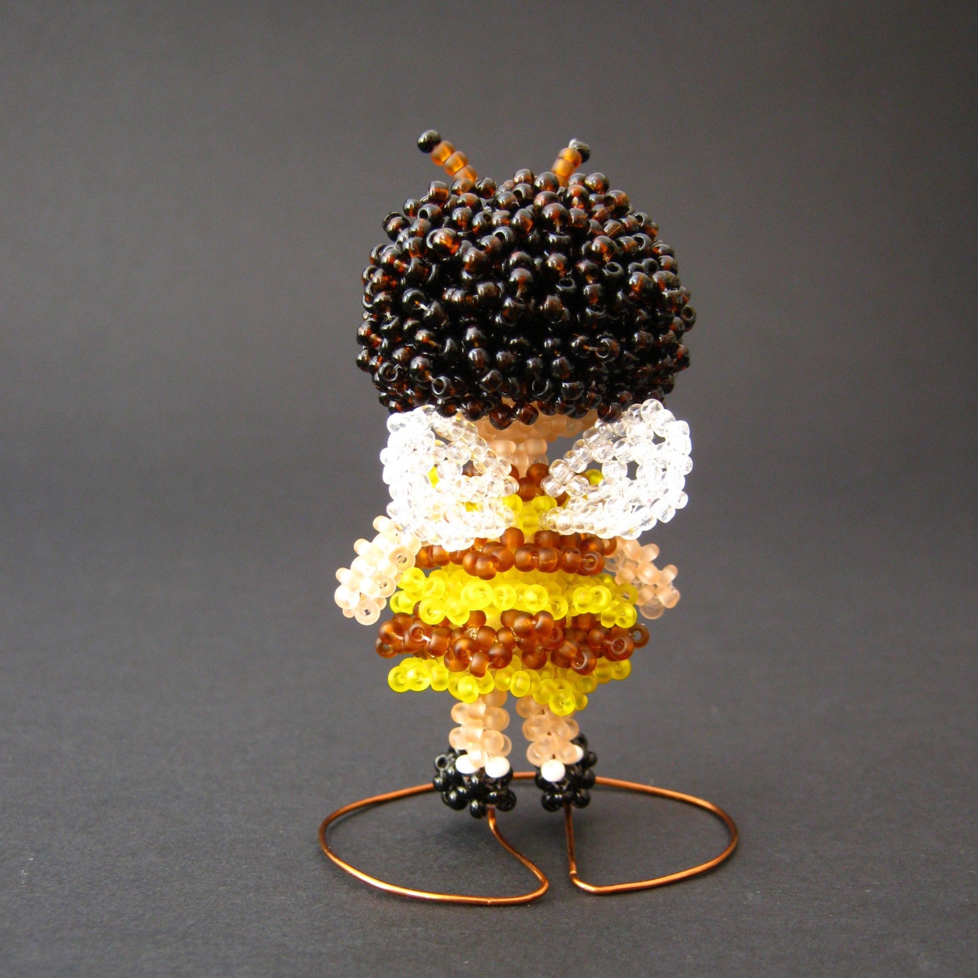 Bee Doll Beaded Toys. Beading Tutorial PDF Pattern - Etsy