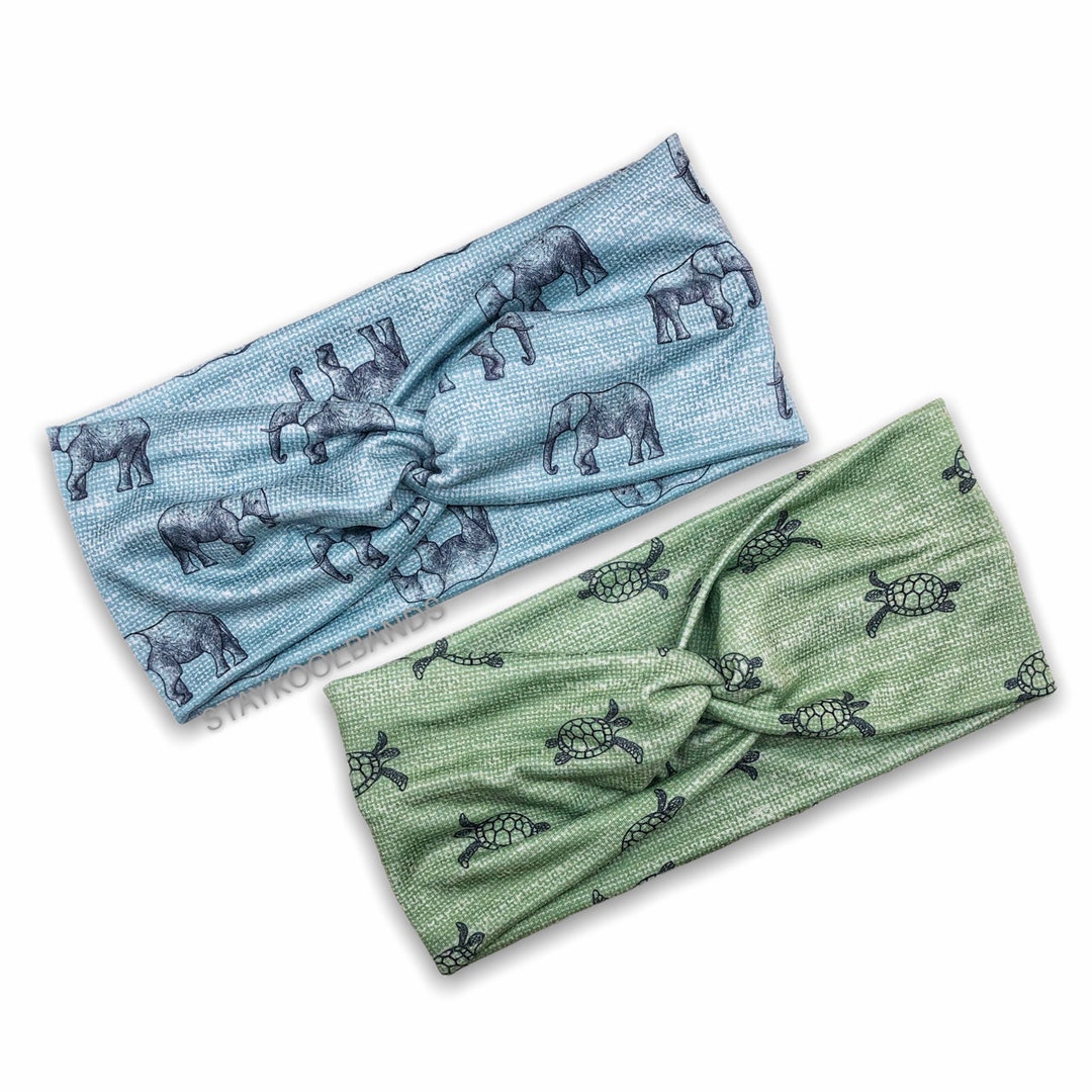Turtle Elephant Soft Headband for Her Love Zoo Animals Collect Turtles ...