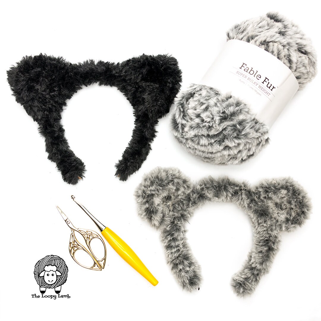 Crochet Animal Ear Headbands Pattern PDF Instant Download - Etsy