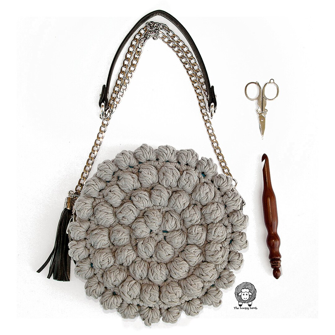 The Bobblelicious Bag Crochet Pattern Instant PDF Download Crochet Bag ...
