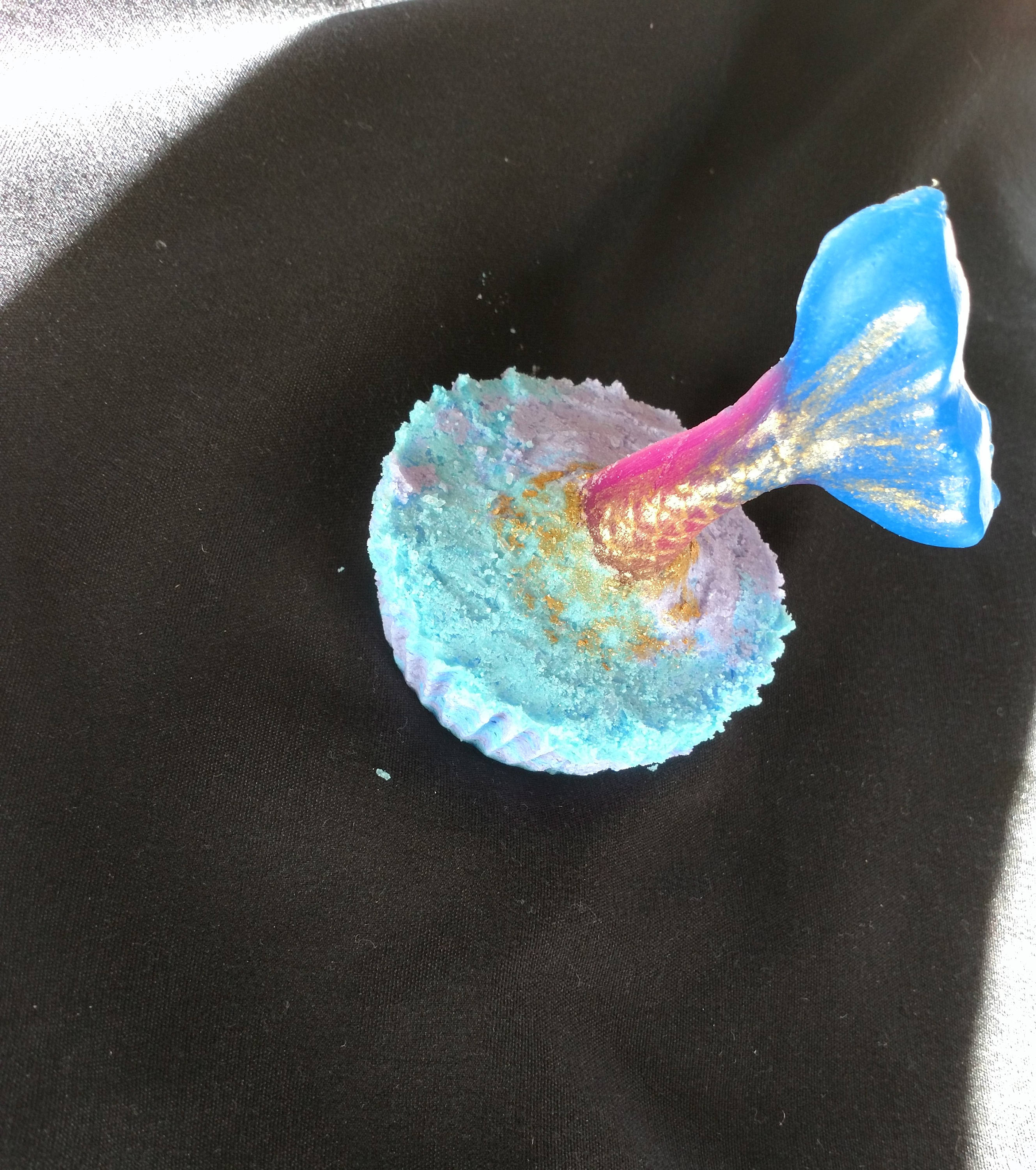 Mermaid Tail Bath Bomb Muffin Mermaid Bath Bomb - Etsy