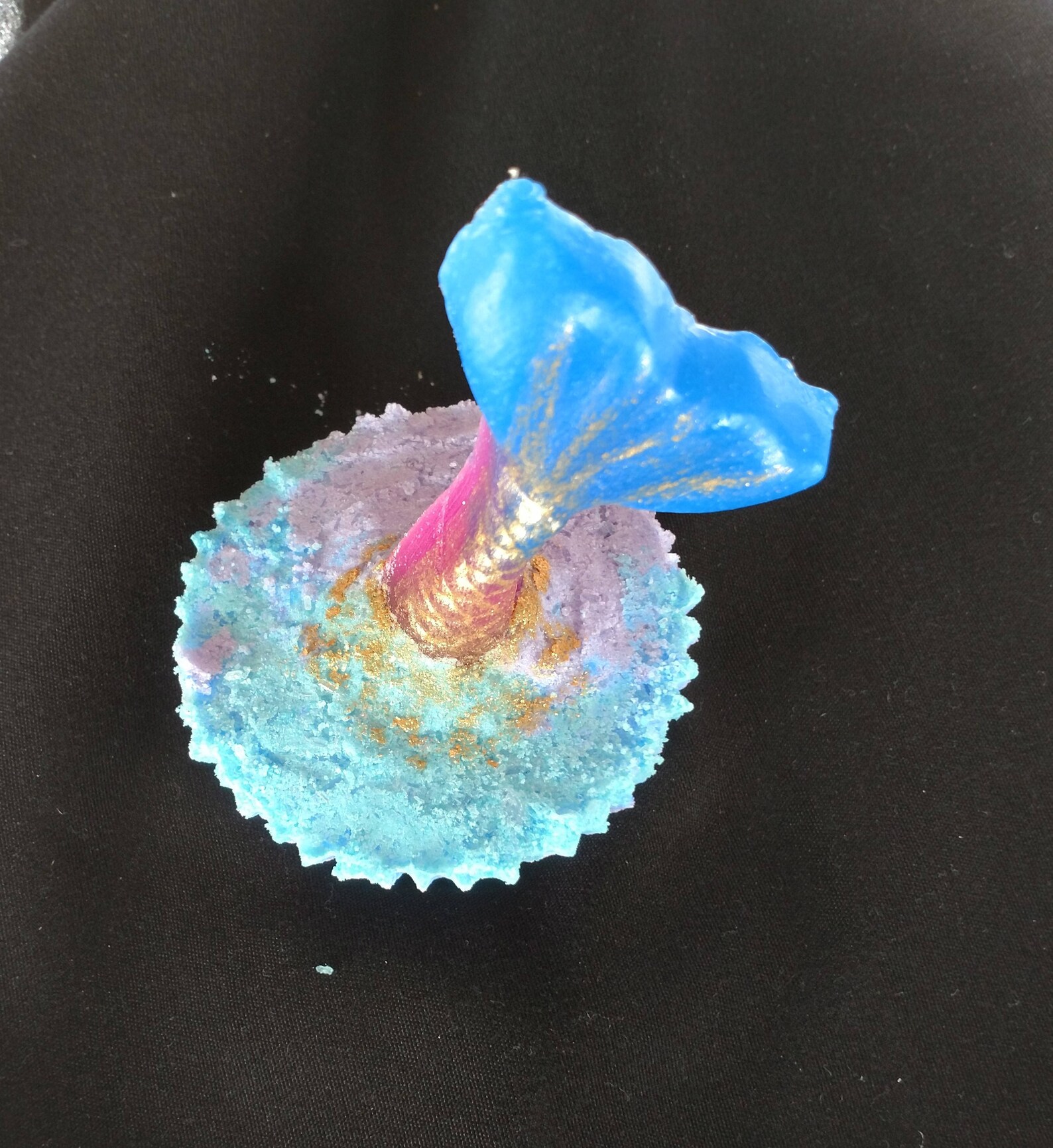 Mermaid Tail Bath Bomb Muffin Mermaid Bath Bomb - Etsy