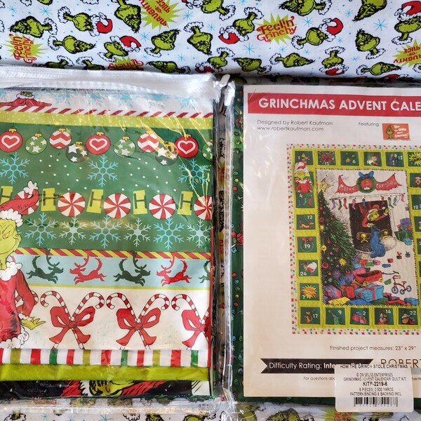 Grinch Quilt Kit - Etsy