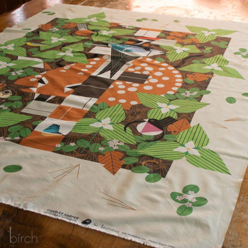 Deer Panel Fabric - Etsy